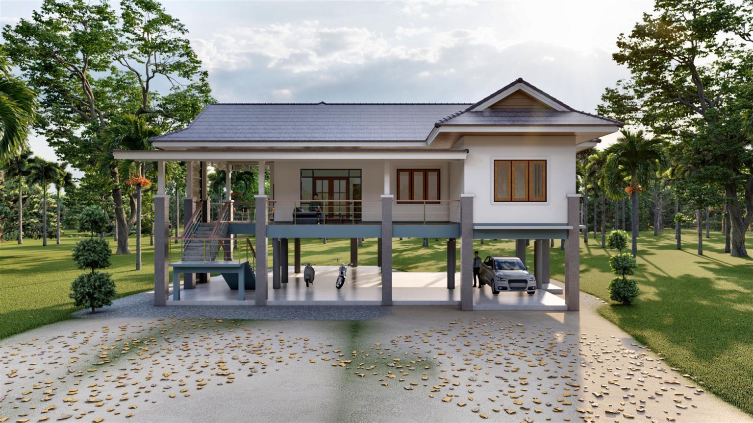 36 Stilt House Design Ideas, Well Ventilated and Flood Resilient