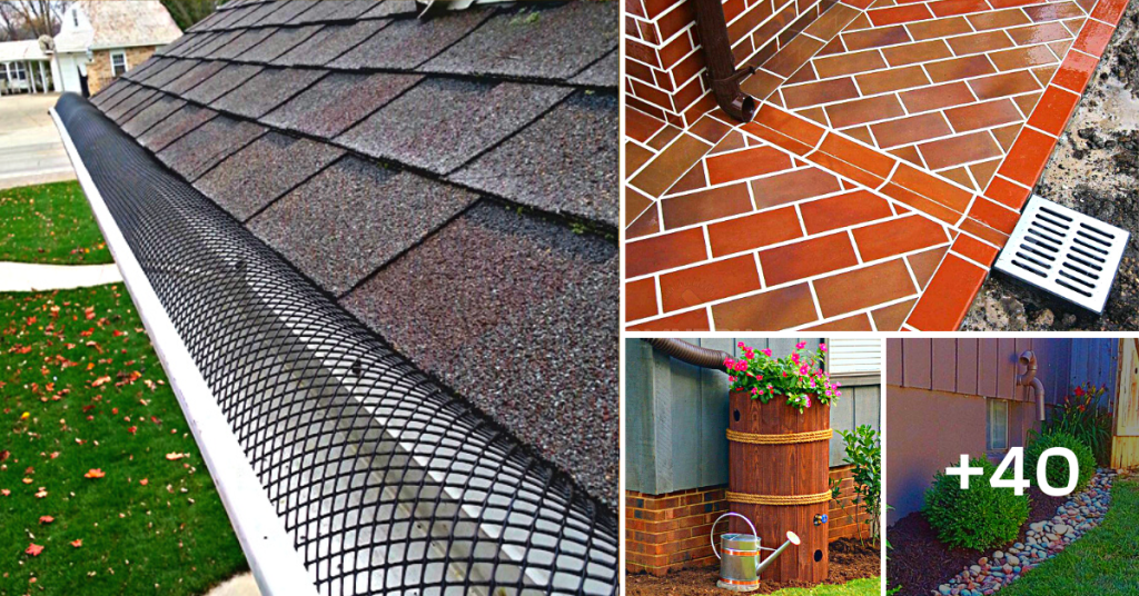 40 Rain Gutter & Downspout Ideas That Are Perfect for Any Home