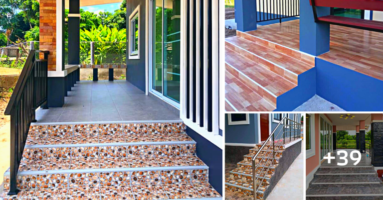 39 Front Step Tile Ideas to Boost Your Home's Curb Appeal