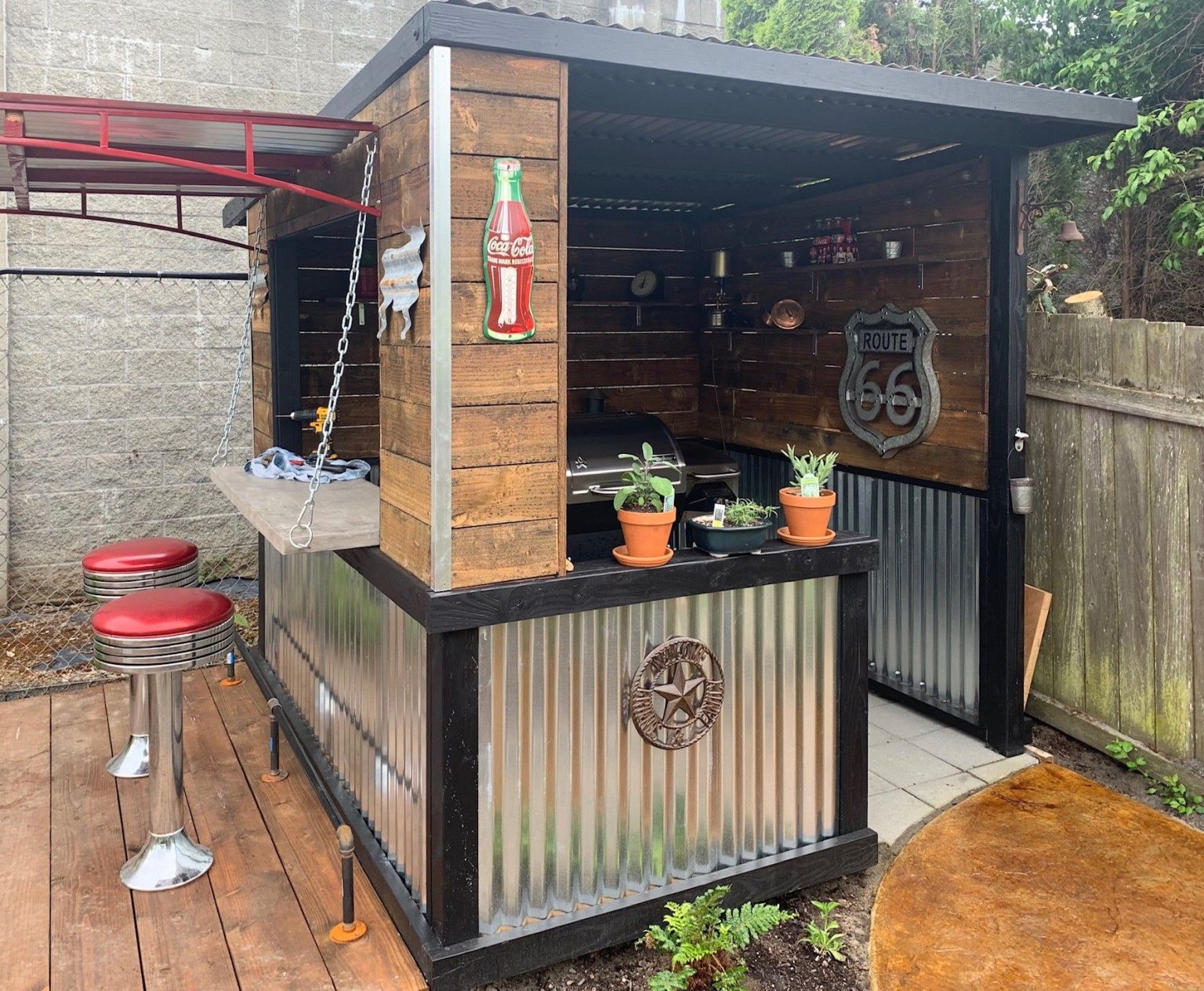 41 Rustic "Garden Bar" Ideas With Wood & Zinc to Bring the Party to ...