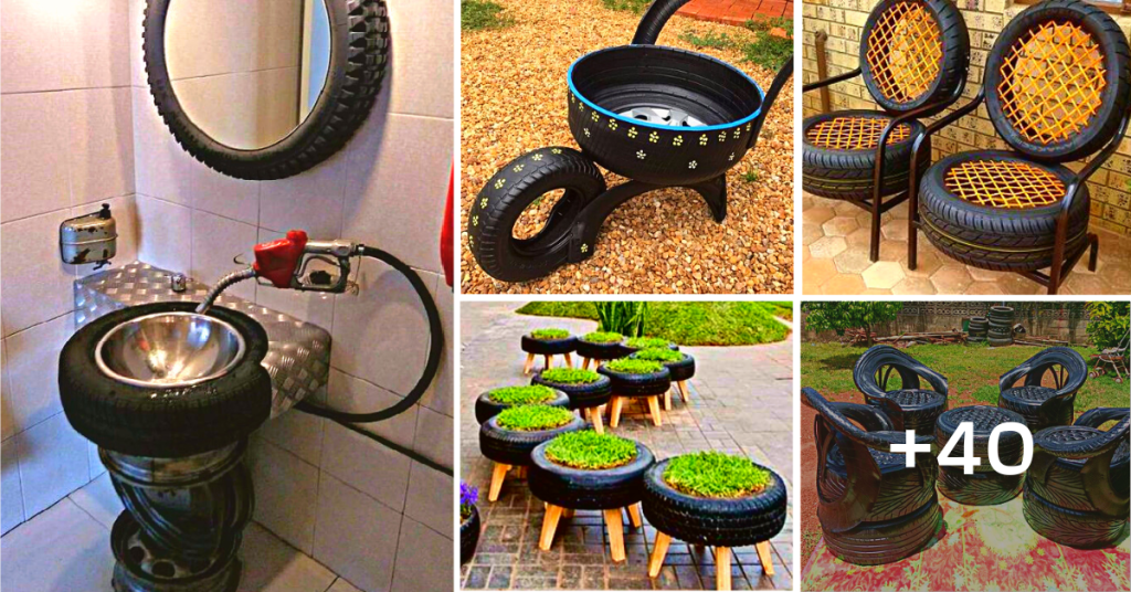 40 Brilliant Ideas to Repurpose "Old Tire" Into Your Home and Garden ...