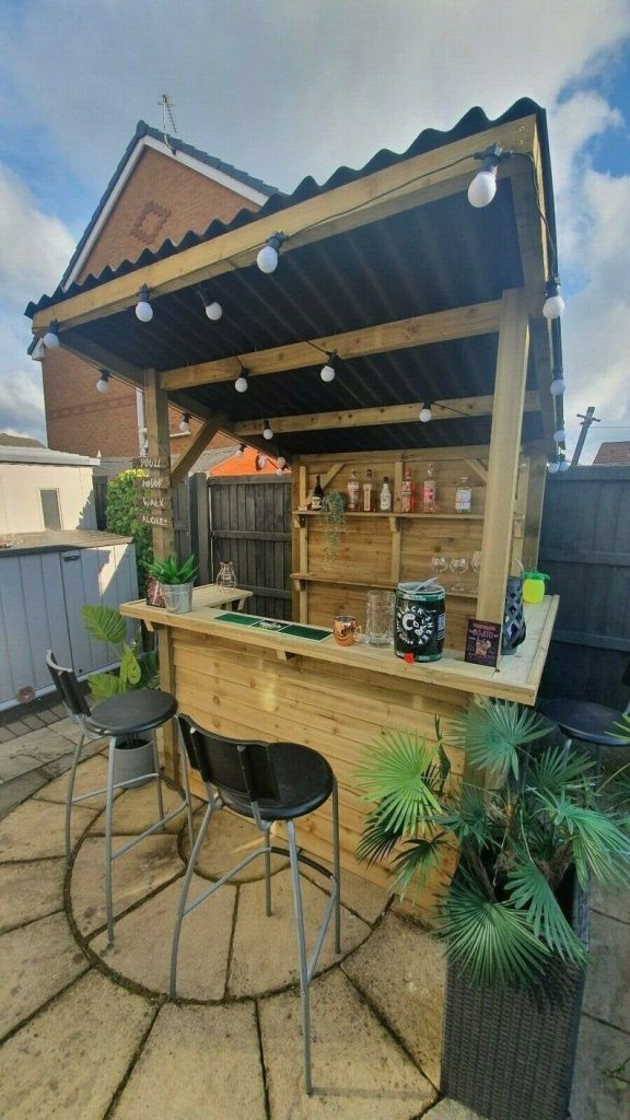 41 Rustic "Garden Bar" Ideas With Wood & Zinc to Bring the Party to ...