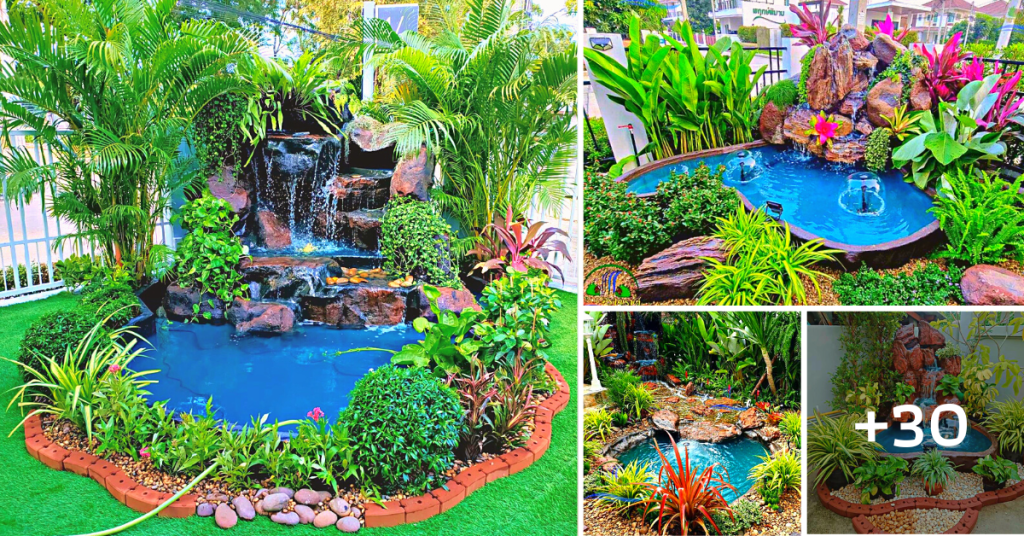 30 Small Backyard Waterfall Ideas for Your Garden Pleasure