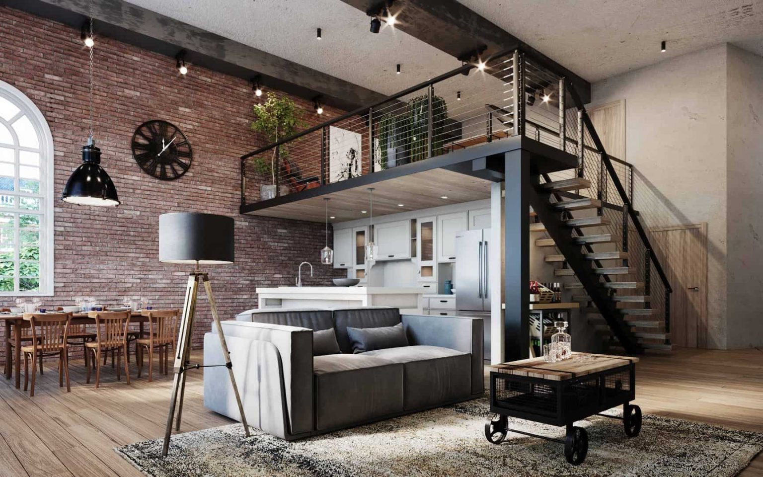 40 Mezzanine Floor Ideas With "Industrial Loft-style" to Increase Your ...
