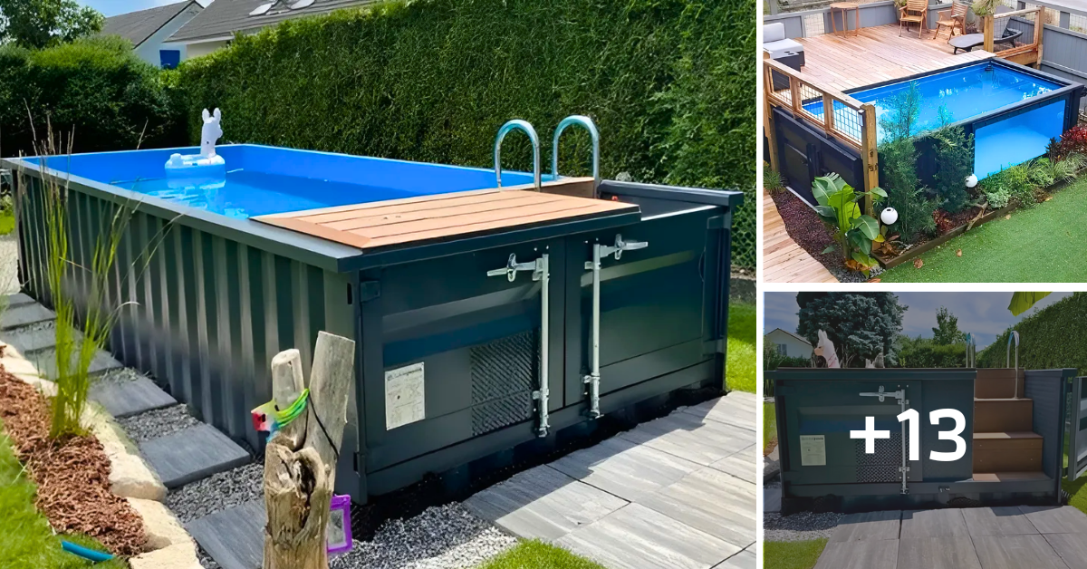 13 Shipping Container Pool Ideas to Create a Unique Backyard Oasis On a ...