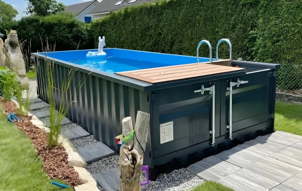 13 Shipping Container Pool Ideas to Create a Unique Backyard Oasis On a ...